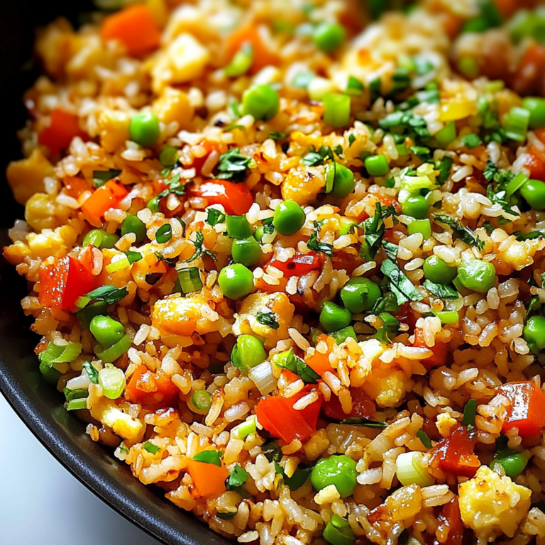 Easy Sheet Pan Fried Rice - lusciousmeal.com
