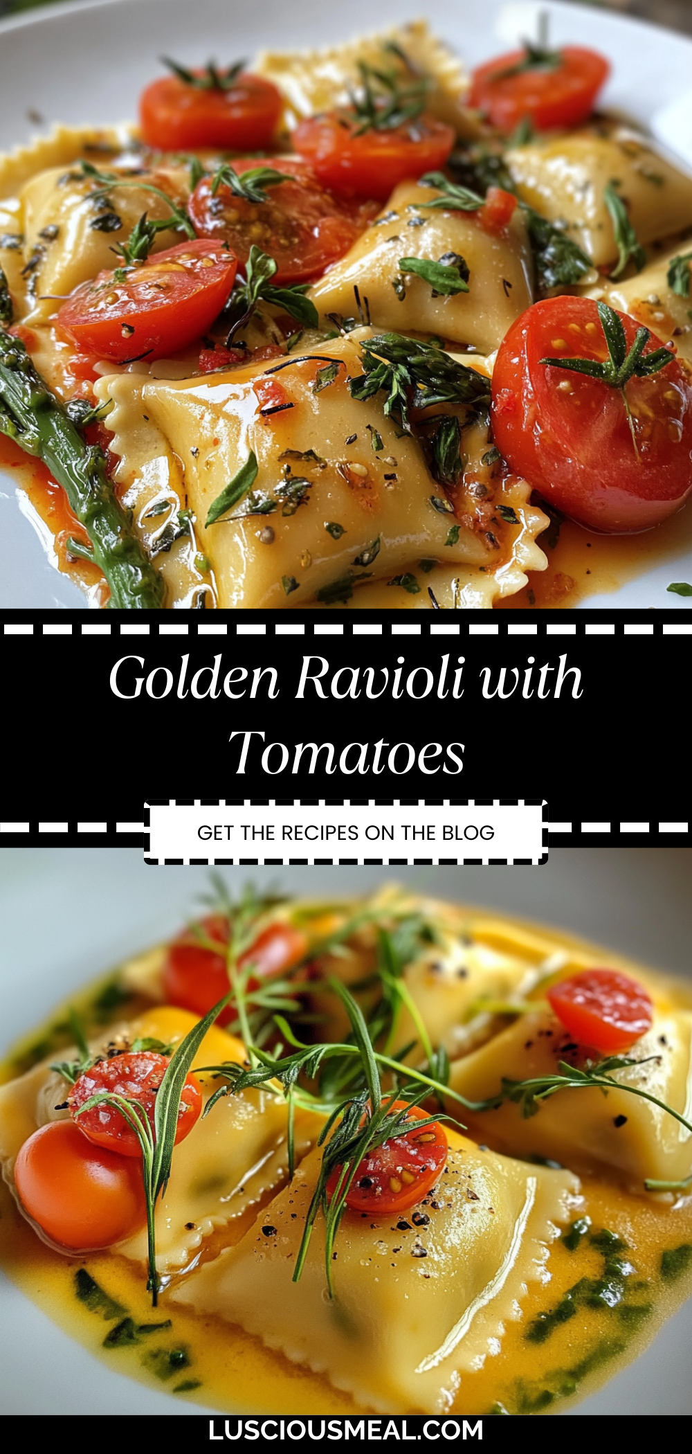 Gourmet Ravioli Skillet - lusciousmeal.com