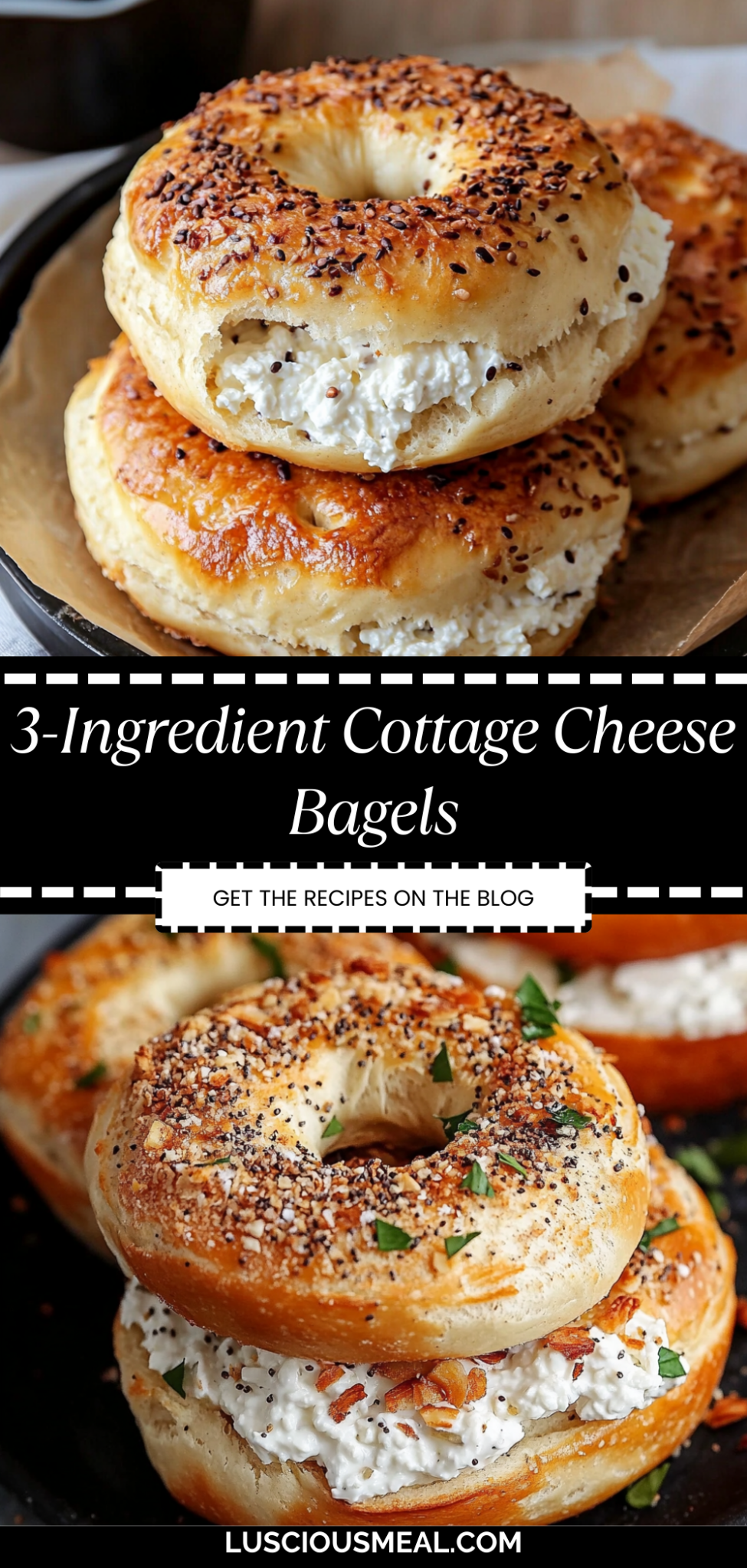 Simple Protein Bagels - lusciousmeal.com