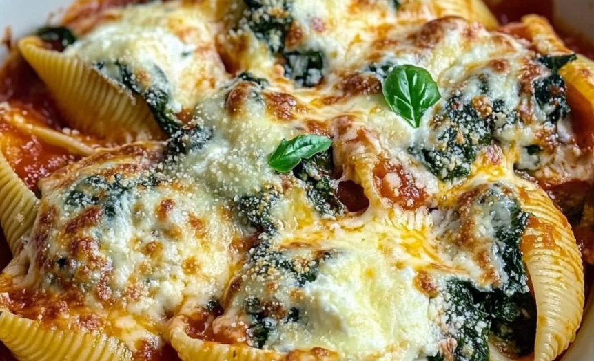 Spinach and Ricotta Stuffed Shells (The Ultimate Comfort Food ...